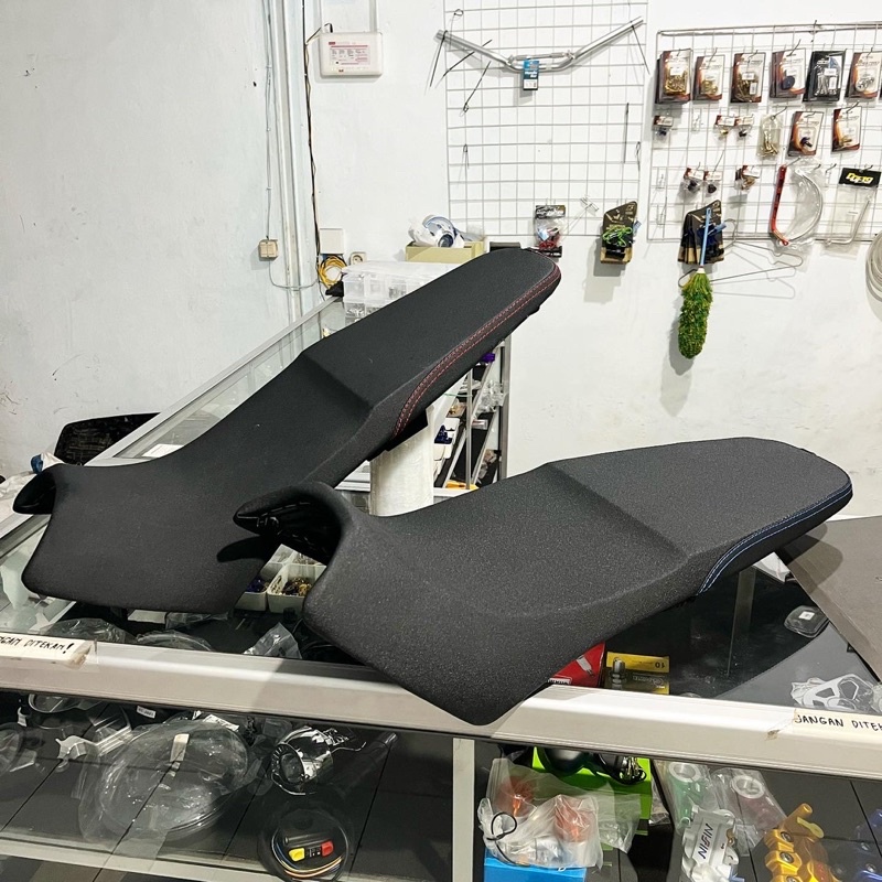 Jual kulit jok atau jok set Tiger Revo dan Megapro Primus pakai kulit ...