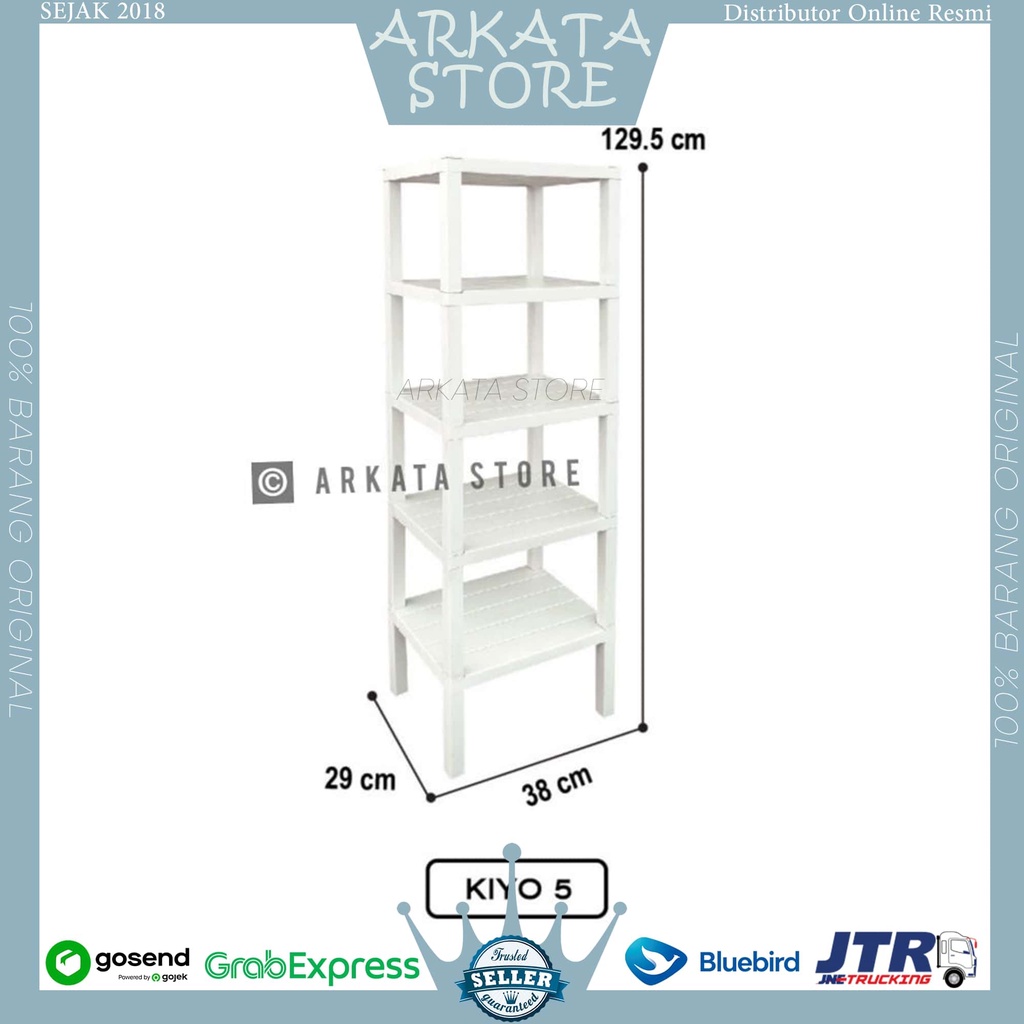 Jual Kiyora Storage Rack Club Plastik | Rak serbaguna 2 Susun , 3 Susun ...