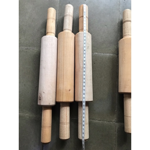 Jual Rol kayu biasa dan Rol kayu putar/ Penggiling Adonan / Penggiling ...