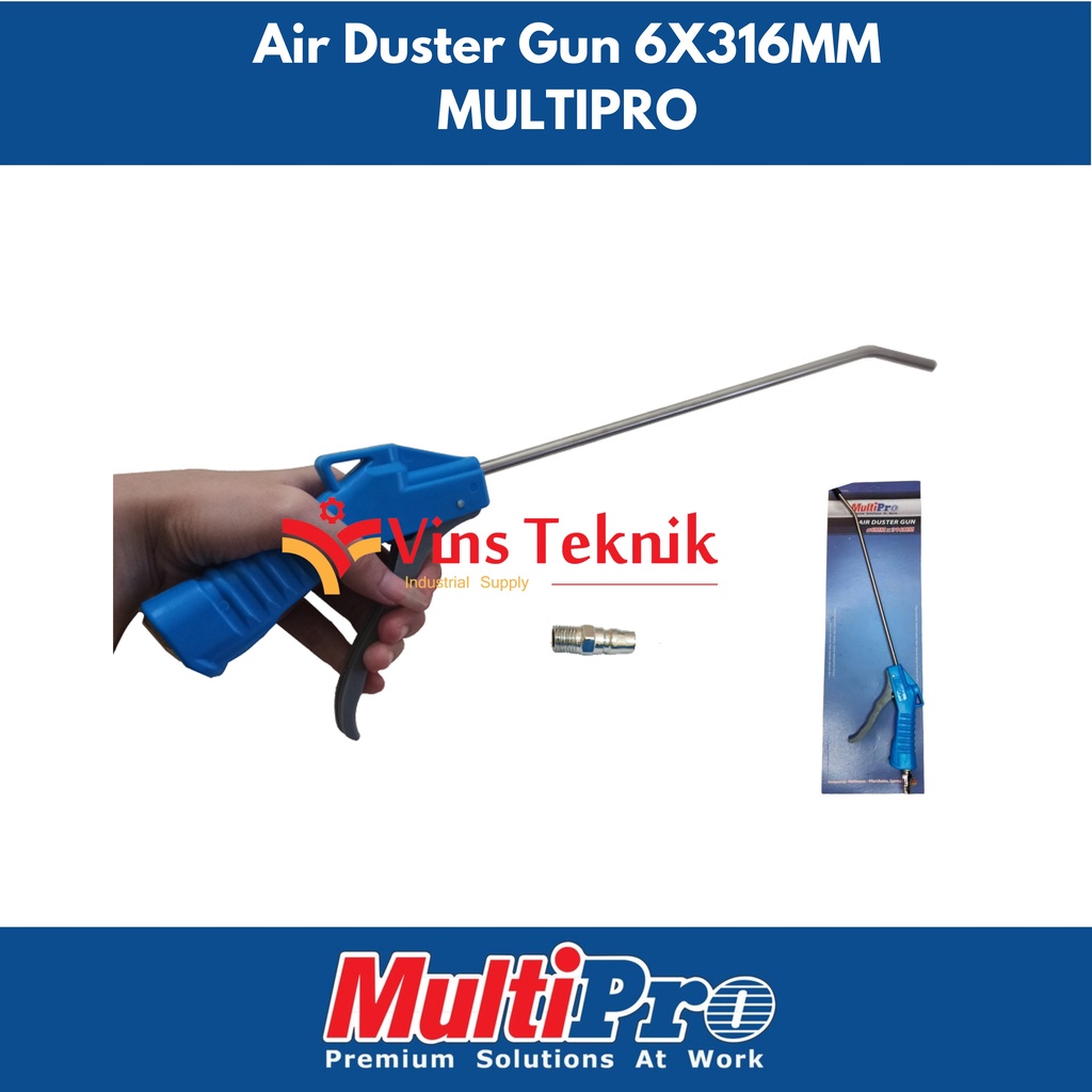 Jual spray gun angin PANJANG 6X316mm air duster gun MULTIPRO | Shopee ...