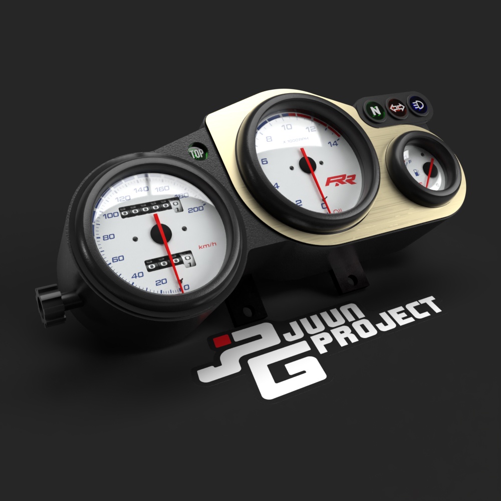 Jual Panel Speedometer Custom NINJA 150 RR NEW | Model RX2NR [BLUE ...