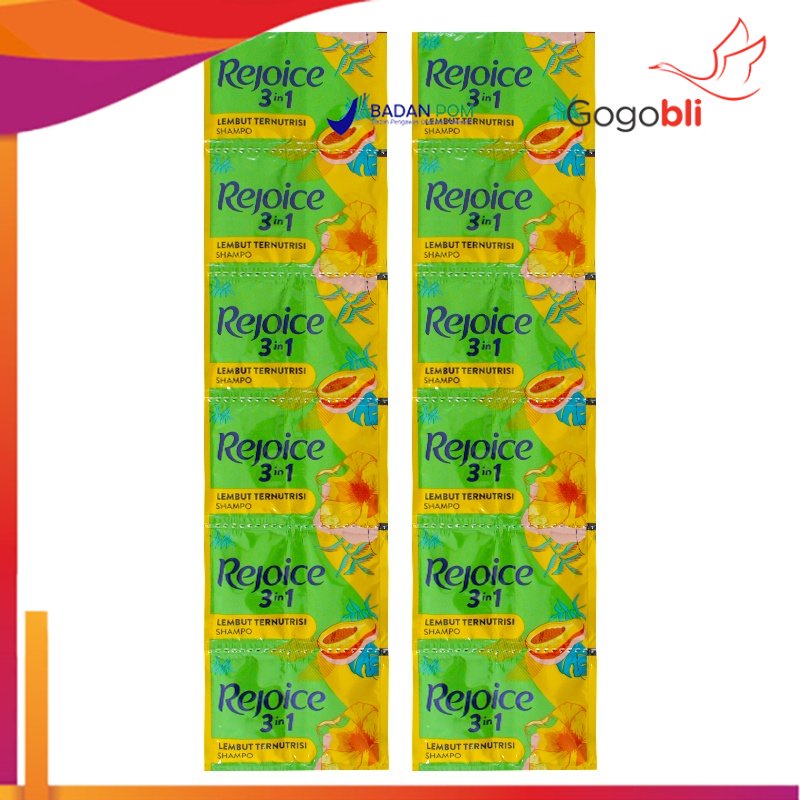 Jual Rejoice 3in1 Shampo Lembut Ternutrisi Renceng (10ml x 12 Sachet) | Shopee Indonesia