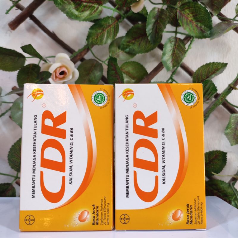 Jual CDR effervescent 20 tab rasa jeruk mandarin || Kalsium, Vitamin D ...
