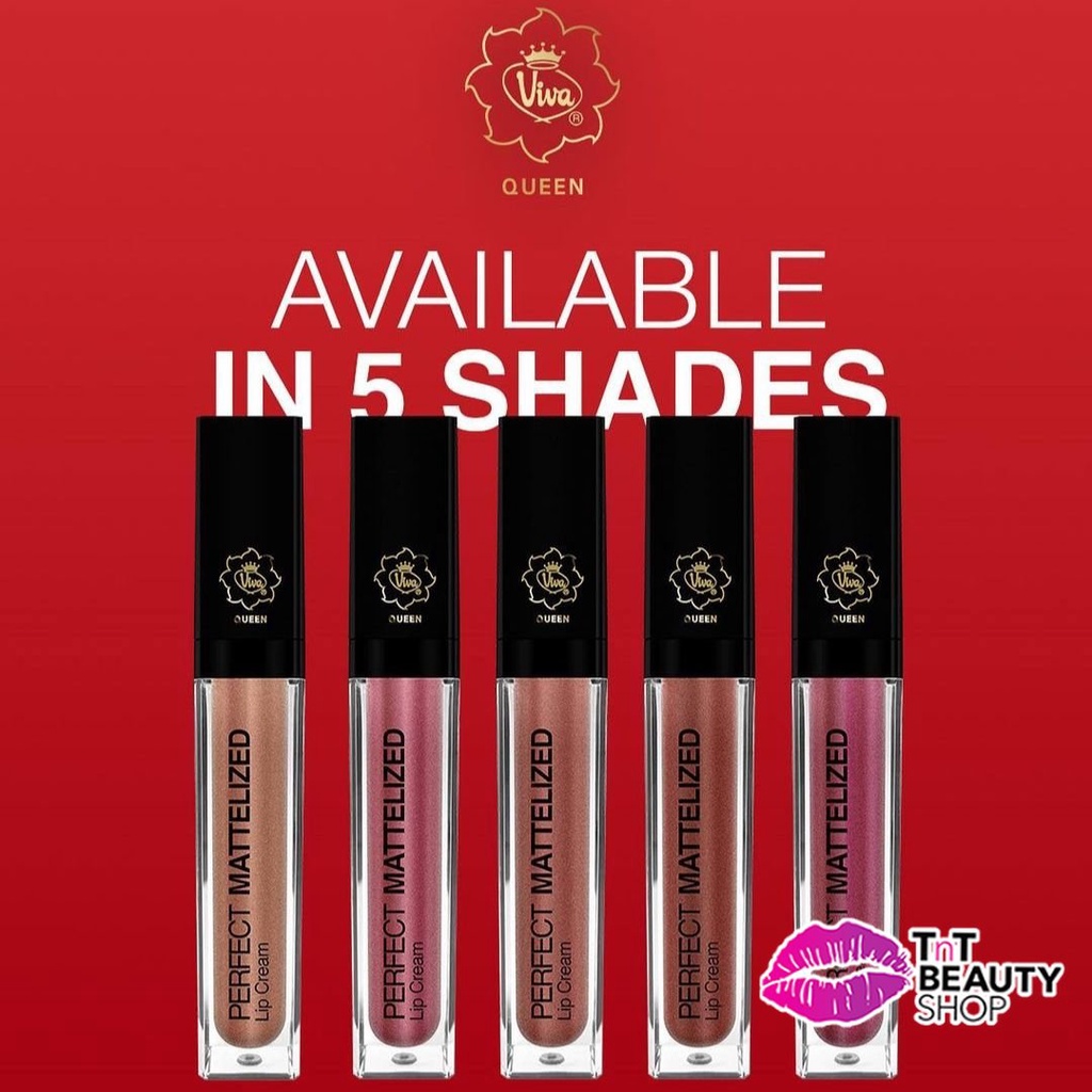 Jual Viva Queen Perfect Mattelized Lip Cream - Transferproof & Long ...