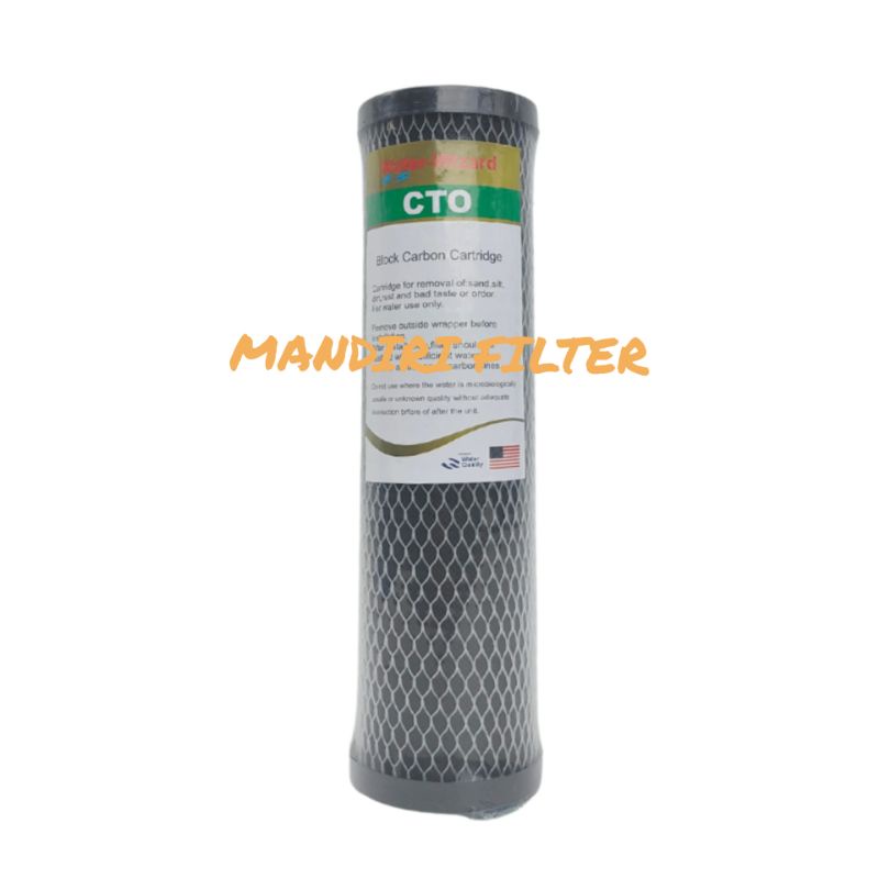 Jual Cartridge Filter Air CTO 10 Inch / Carbon Block WATER WIZARD | Shopee Indonesia