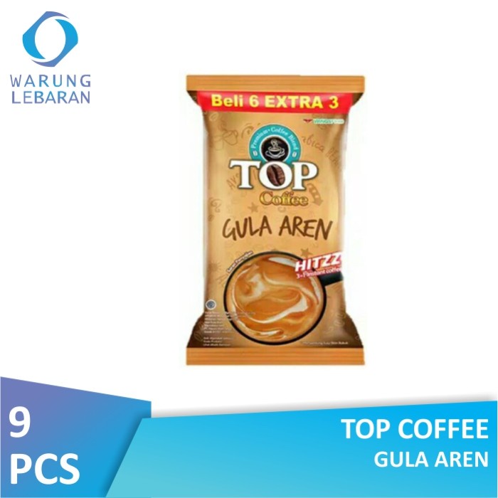 Jual Top Coffee Gula Aren 22gr (Isi 9 Pcs) | Shopee Indonesia
