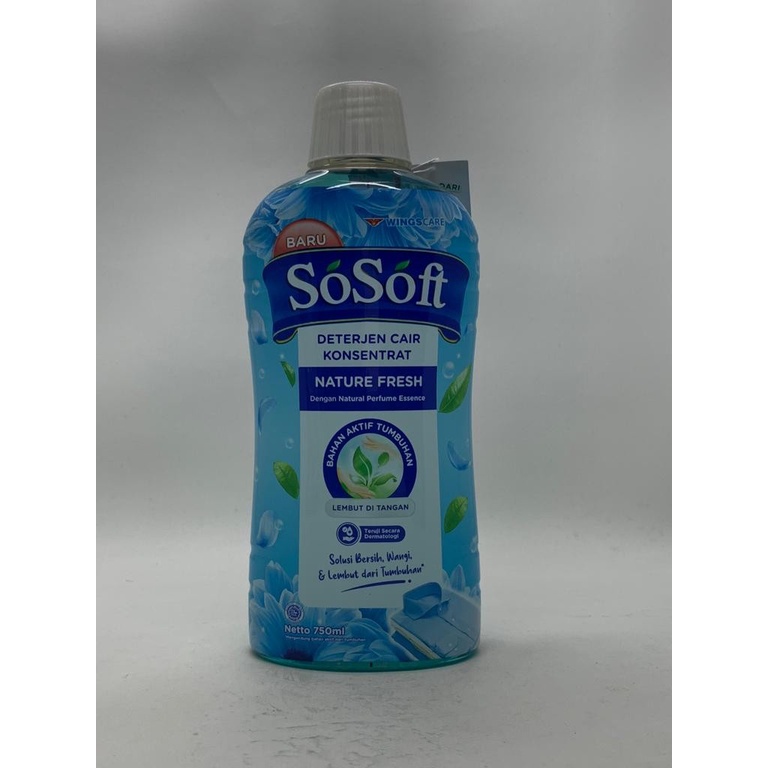 Jual SO SOFT DETERGEN CAIR 750 ML | Shopee Indonesia