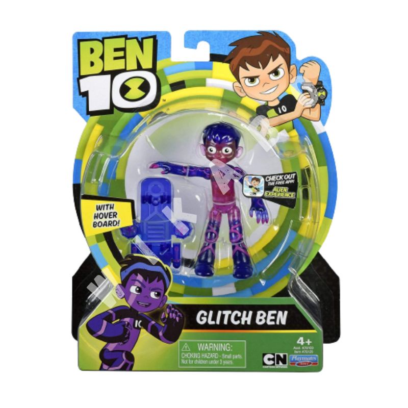 Jual BEN 10 Glitch Ben Basic Figure with Hover Board | Shopee Indonesia
