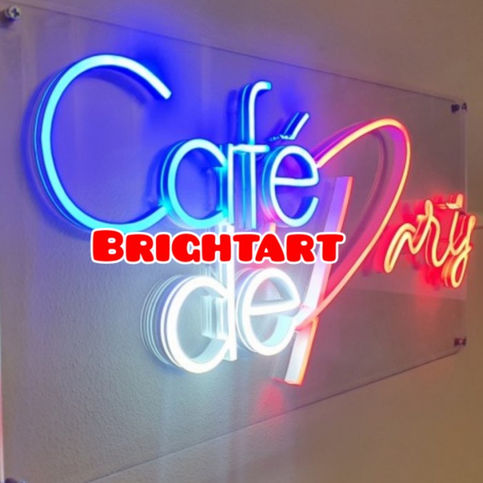 Jual NEW Custom Neon sign - Neon flex hiasan dinding custom huruf atau ...