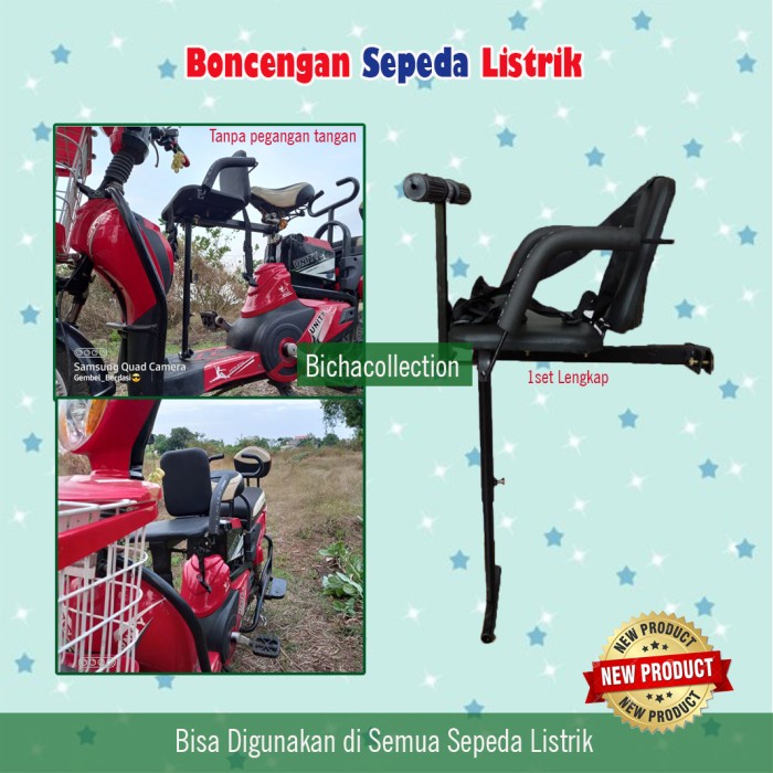 Jual Banyakdicari Kursi Boncengan Sepeda Listrik Portable Universal ...