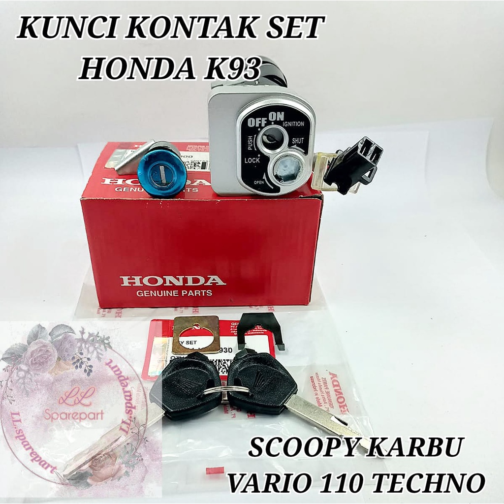 Jual KUNCI KONTAK SET HONDA K93 KEYSET KONCI KUALITAS ASLI ORIGINAL ...