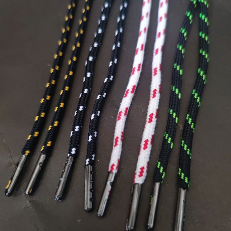 Jual tali sepatu motif premium/diameter 4mm/panjang 120cm | Shopee ...