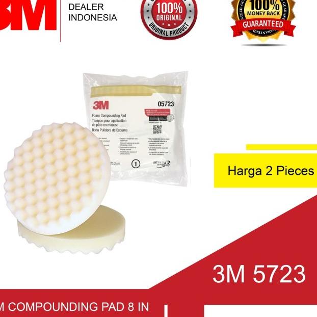 Jual Foam Compounding Pad 5723 8 In | Shopee Indonesia