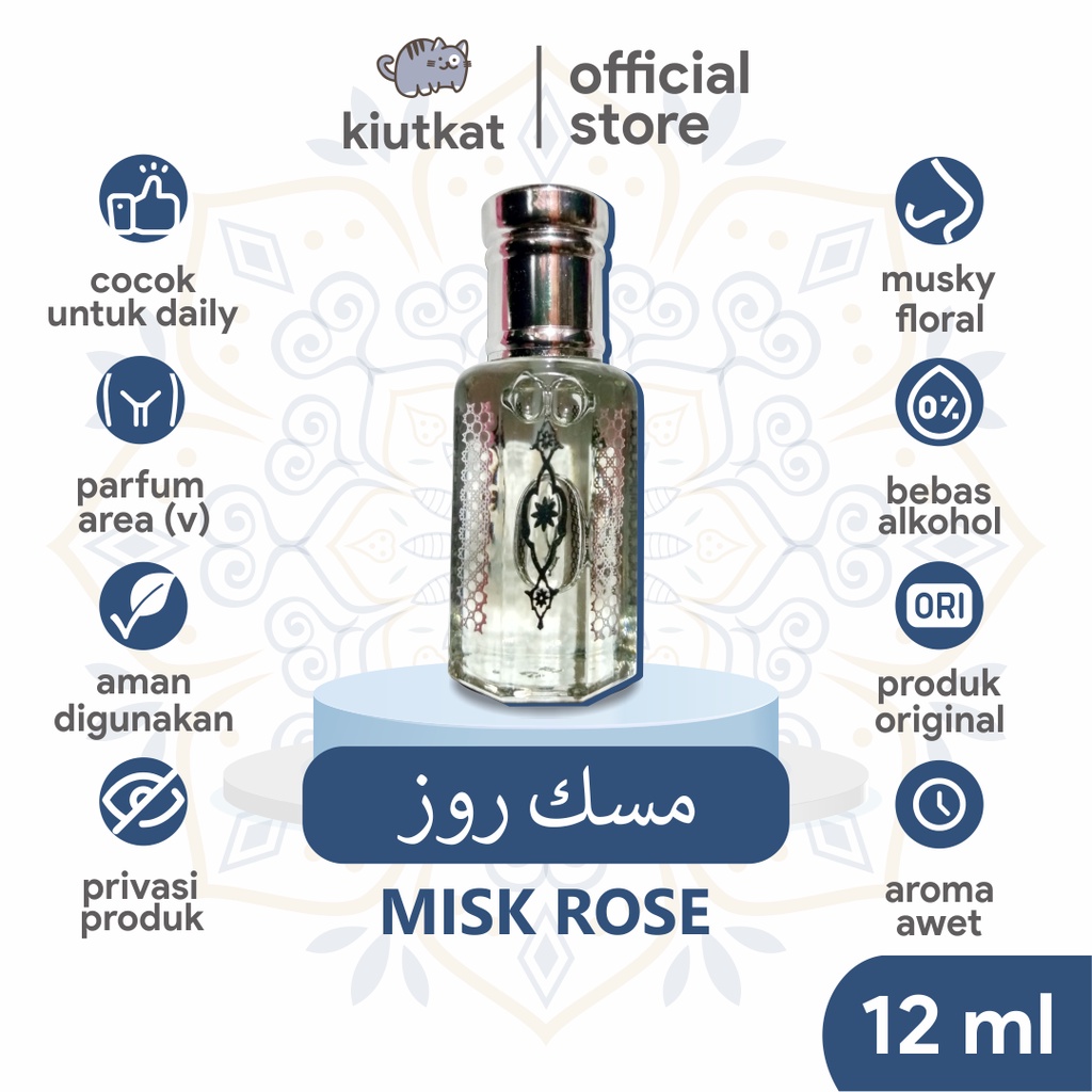Jual MISK ROSE / MISK THAHARAH Parfum Miss V Original Isi 12ml | Shopee ...