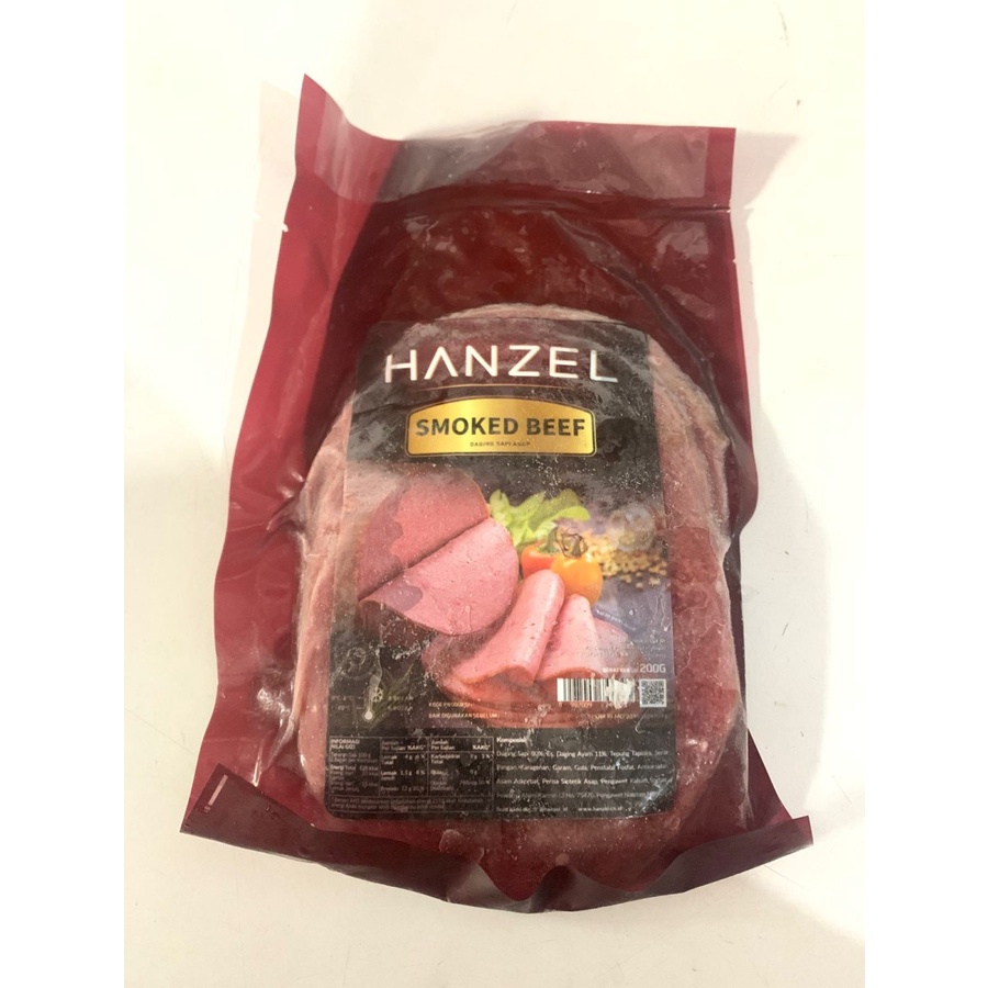 Jual HANZEL Smoked Beef 200 Gram | Shopee Indonesia