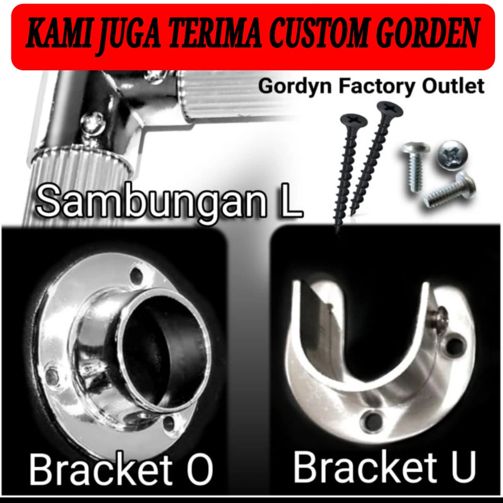 Jual Bracket tembok Rollet Gorden | Shopee Indonesia