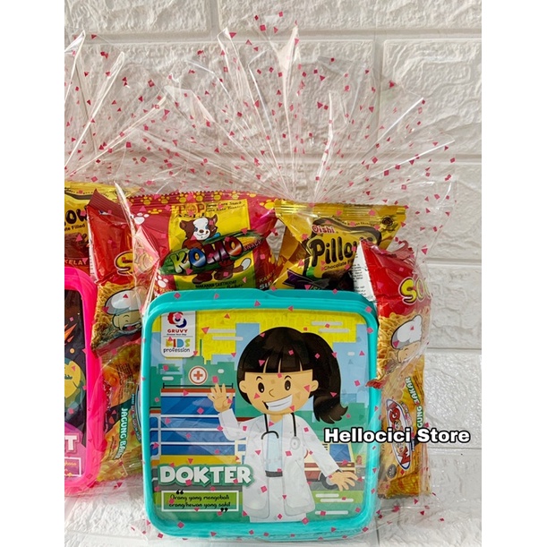 Jual PARCEL LUNCH BOX + BINGKISAN SNACK KEMASAN ULTAH | Shopee Indonesia
