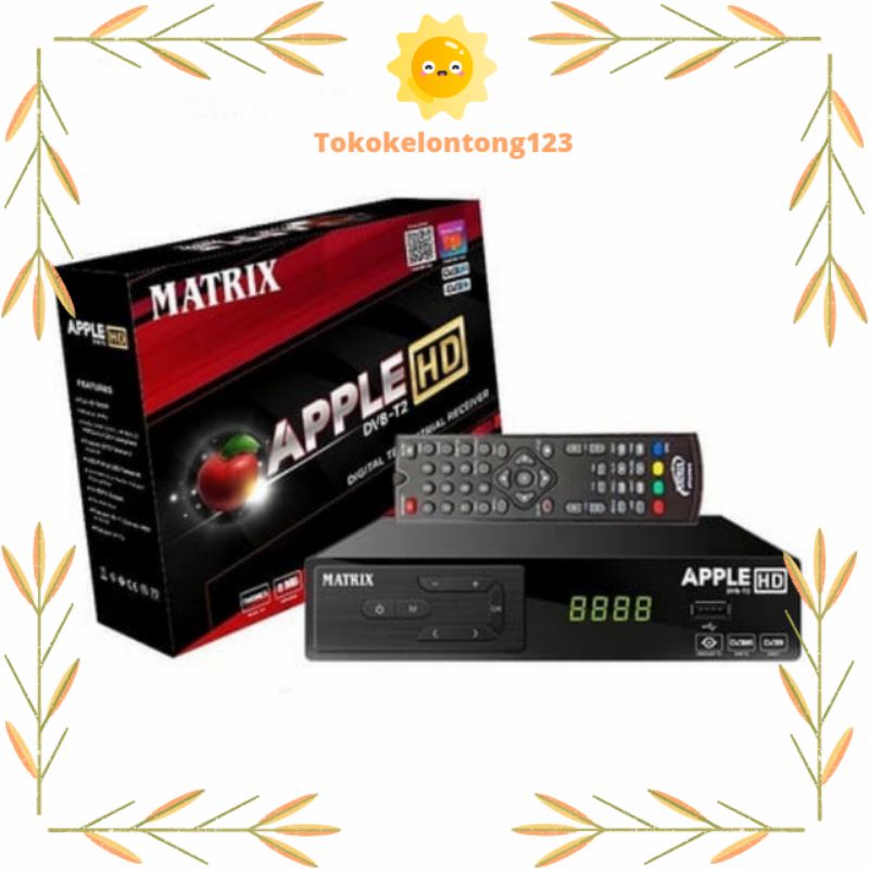 Jual Set Top Box Digital (STB) Matrix Apple HD DVBT2 | Shopee Indonesia