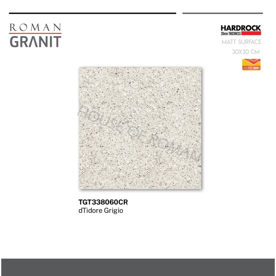 Jual ROMANGRANIT HARDROCK DTIDORE GRIGIO 30X30 TGT338060CR (ROMAN ...