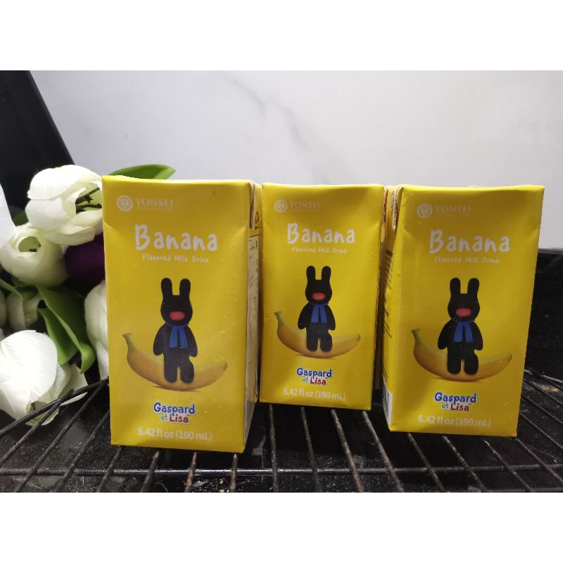 Jual yonsei Banana Milk ( yonsei susu rasa pisang) asli Korea 190 ml ...