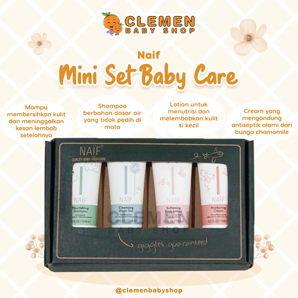 Jual NAIF BABY - Mini Set | Shopee Indonesia