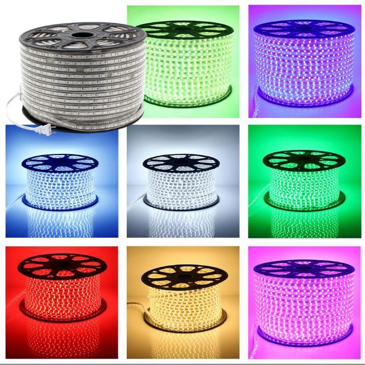 Jual Lampu Led strip selang kualitas terbaik merah biru wharm white ...