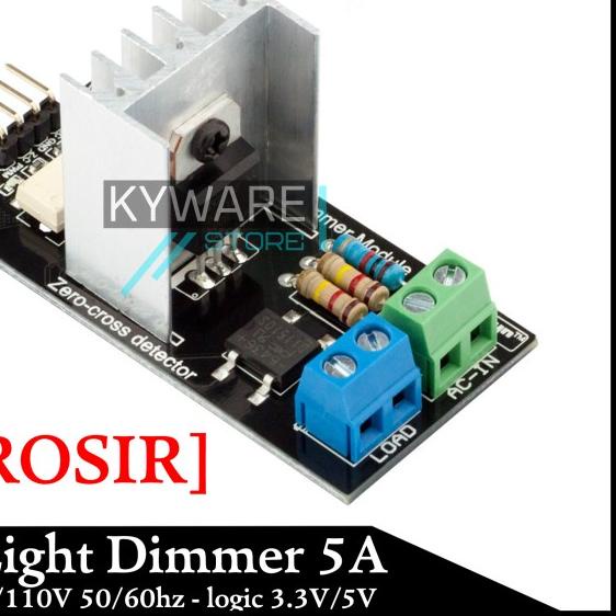 Jual AC Light Dimmer Robotdyn Module 1 Channel 220V 110V logic 5V 3.3V ...