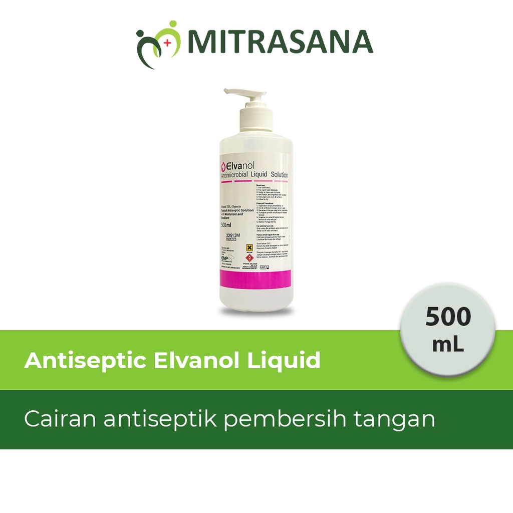 Jual Antiseptic Elvanol liquid 500ml | Shopee Indonesia