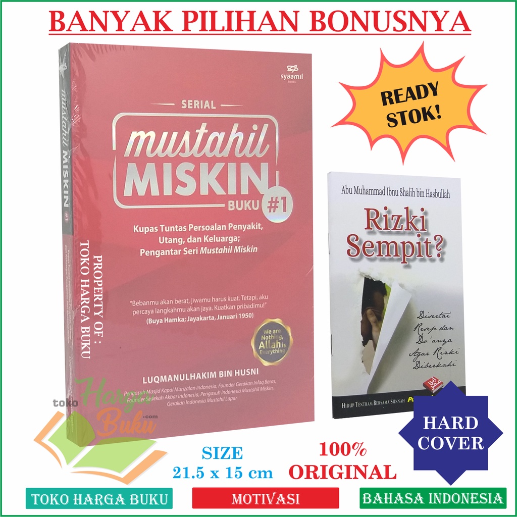 Jual Mustahil Miskin SERI 1 PERTAMA Kupas Tuntas Persoalan Penyakit ...