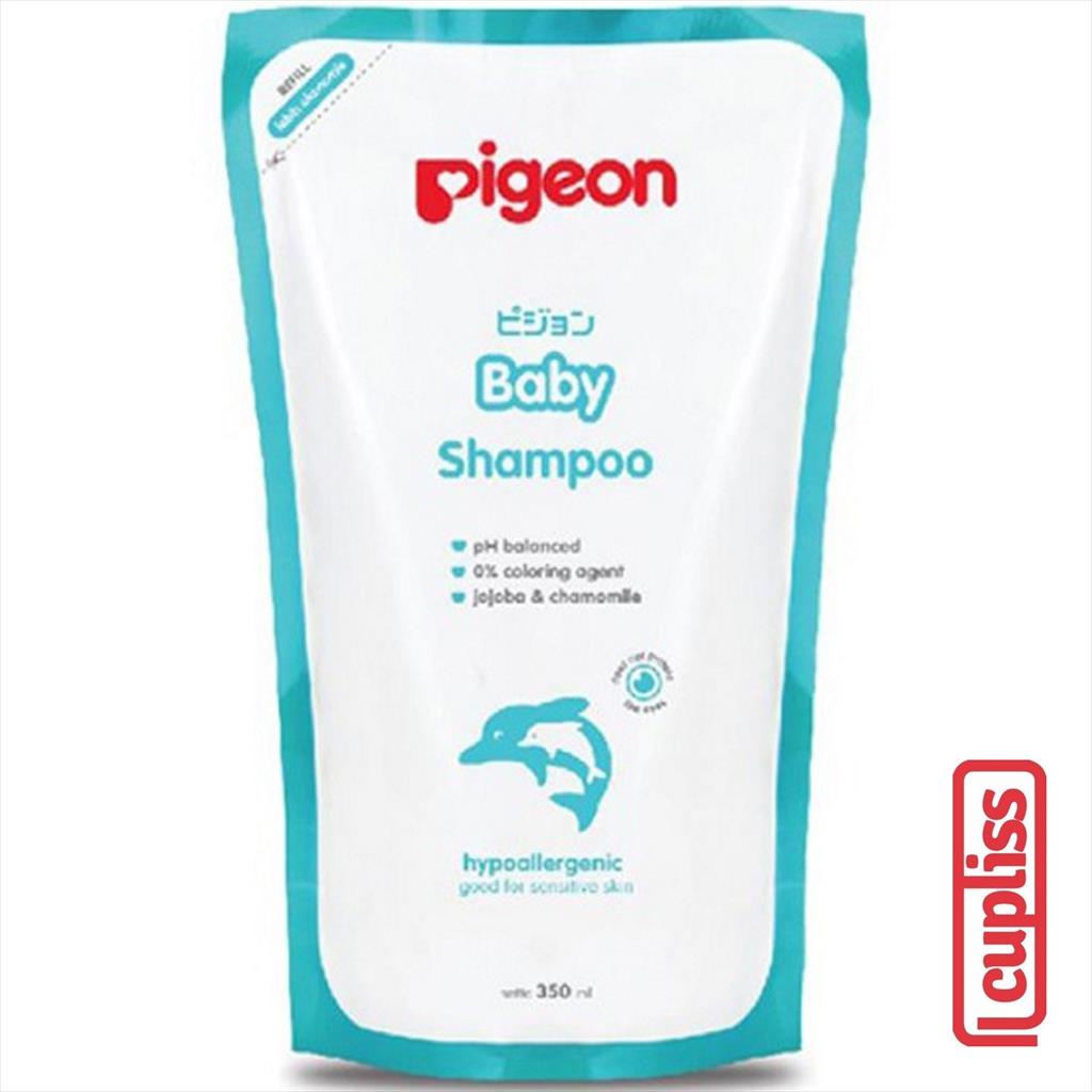 Jual PIGEON Baby Shampoo Chamomile 350ml Refill Pouch Bayi 350 ml ...