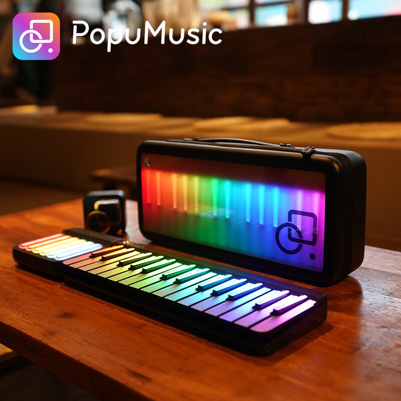 Jual PopuPiano Smart Portable Piano LED Light with Multifunctional ...