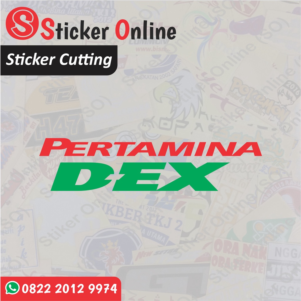 Jual Stiker Pertamina Dex | Sticker Cutting Motor Mobil | Shopee Indonesia