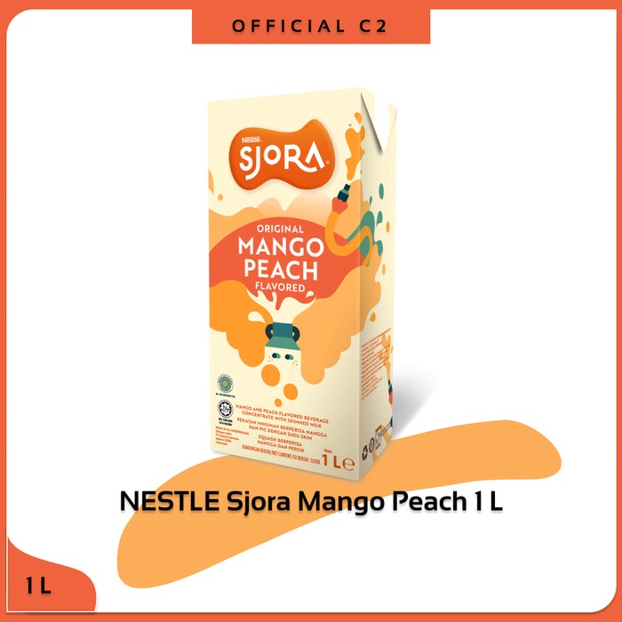 Jual SJORA Mango Peach 1 Liter Nestle Professional | Shopee Indonesia