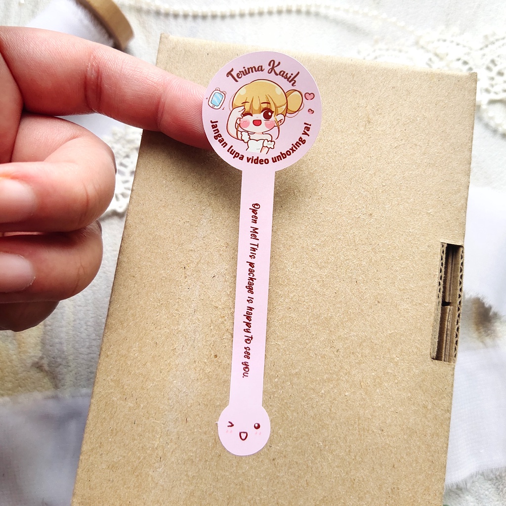 Jual FRARAP Sticker Stiker Fragile bulat seal Warning Unboxing thank ...