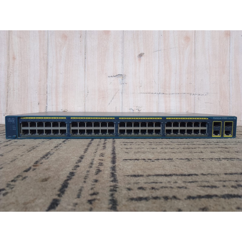 Jual Switch Hub Cisco 48 Port 2960 Series SI Fungsi Normal | Shopee ...