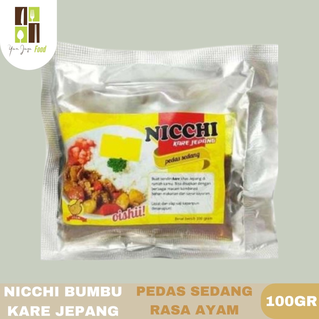 Jual Nicchi Bumbu Kare Jepang 100gr [Tidak Pedas( Untuk anak-anak, Rasa ...