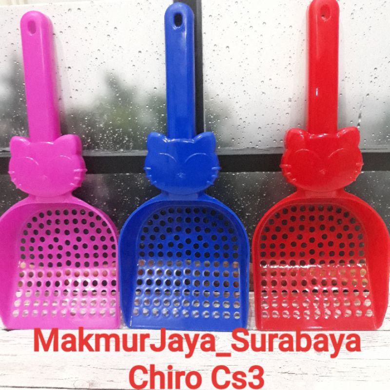 Jual Serok Pasir Kucing CS 3 motif hello kitty / Serok Sekop pasir ...