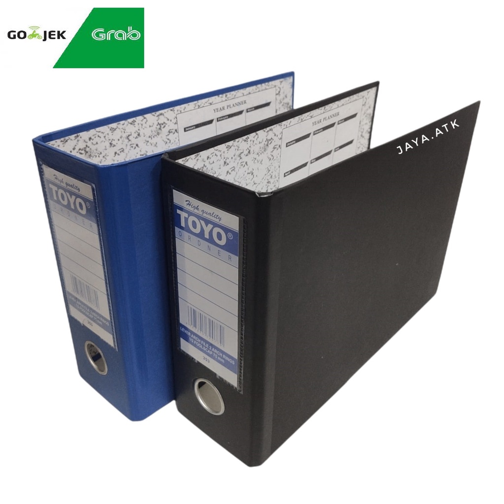 Jual MAP ORDNER KWITANSI 1/2 FOLIO ODNER 2 LUBANG HITAM BIRU LEVER ARCH DOKUMEN 353 | Shopee ...