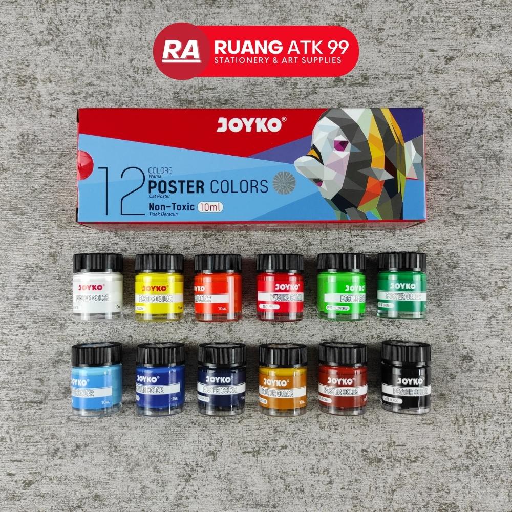 Jual Joyko Poster Color Set Cat Lukis Poster Color 12x10ml | Shopee ...
