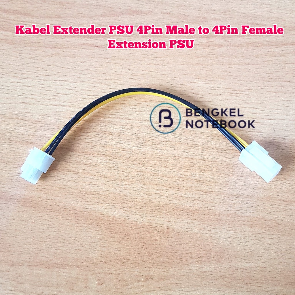 Jual Kabel Extender PSU ATX 4Pin Male to 4Pin Female Extension PSU ...