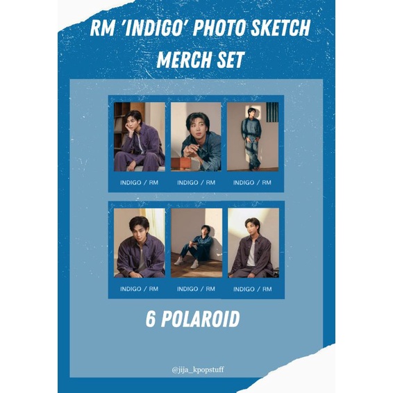 Jual RM 'INDIGO' PHOTO SKETCH MERCH SET | Shopee Indonesia