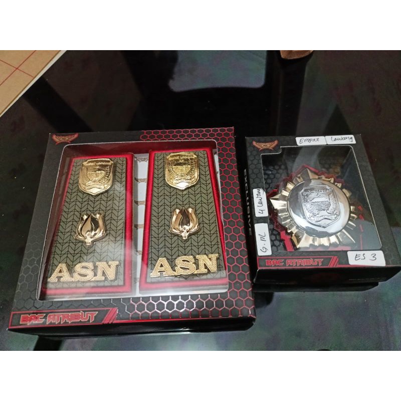 Jual Paket Hemat Pdh ASN empat Lawang 3D Lis merah Tanjab ASN empat ...