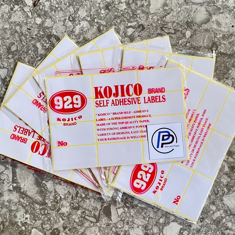 Jual Kertas Tempel Undangan Adhesive Label Sticker Kertas Kojico 103 ...