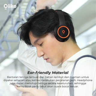 Jual OLIKE HEADPHONE BLUETOOTH MIC HANDSFREE HEADSET EARPHONE WIRELESS ...
