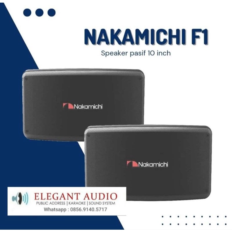 Jual Speaker Karaoke NAKAMICHI F1 | NAKAMICHI Synthesis F1 | Shopee Indonesia