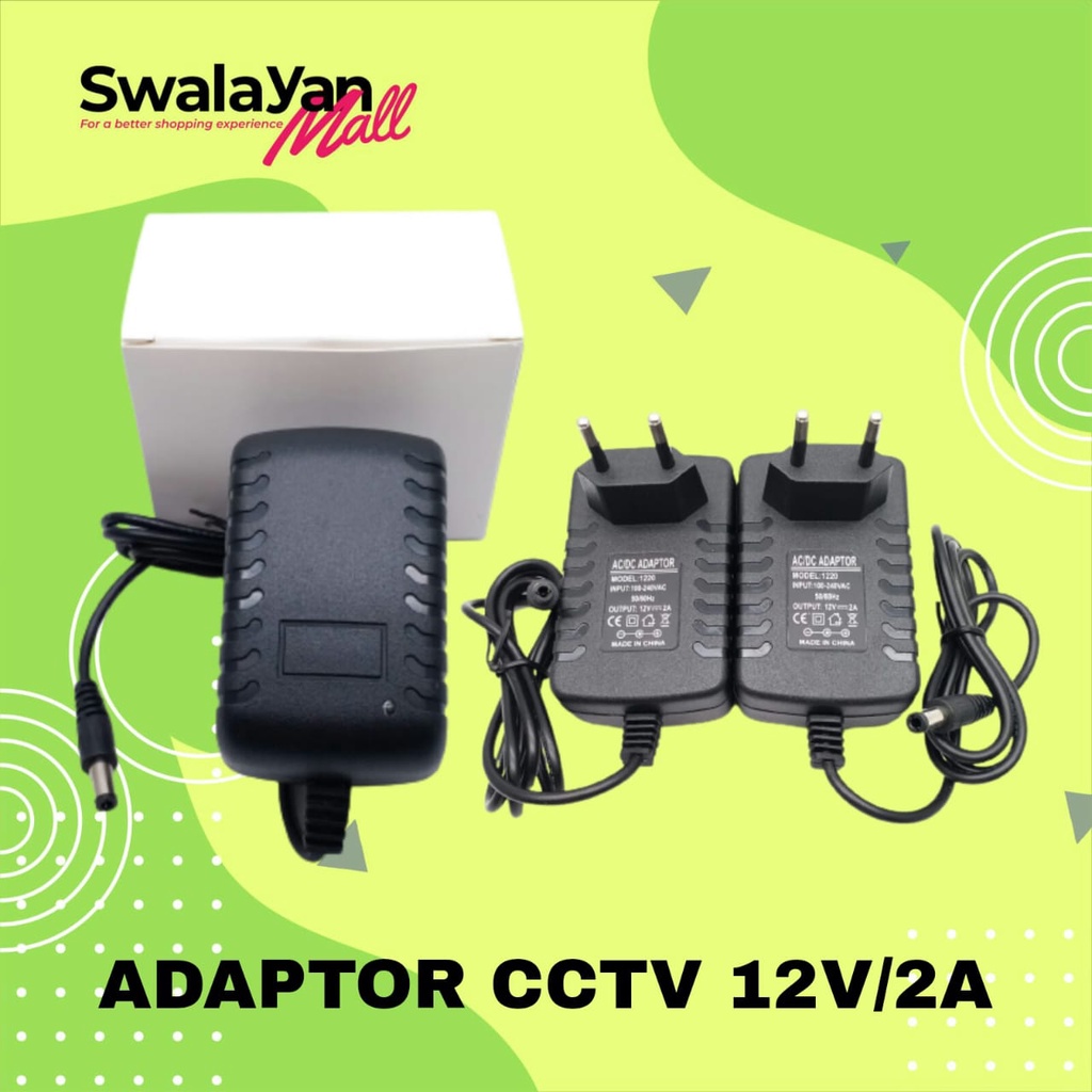 Jual Adaptor CCTV 12V 2A Murah Adapter Router Good Quality | Shopee ...