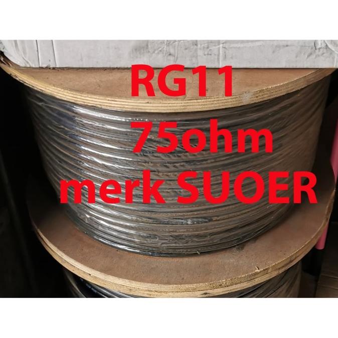 Jual Kabel Coaxial Rg11 Suoer 300Meter / Cable Cctv, Repeater Parabola ...