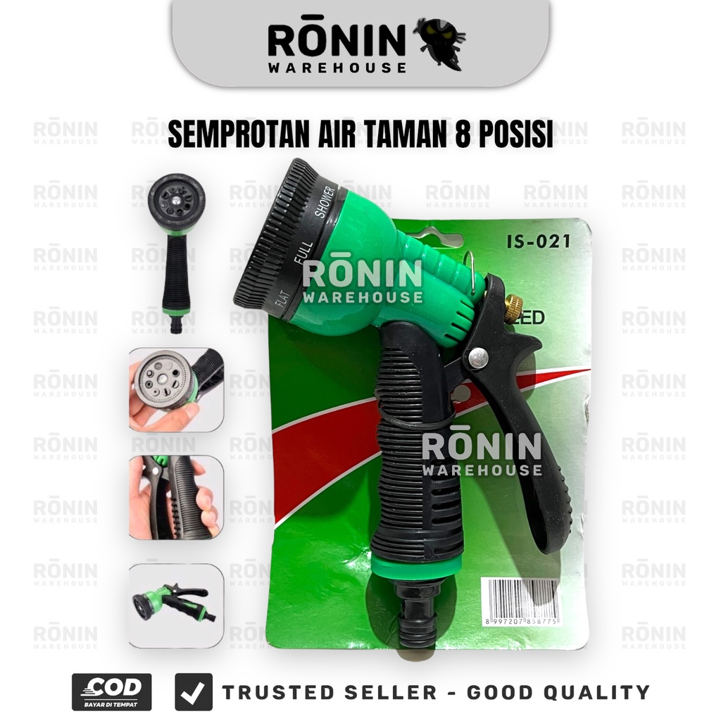 Jual IGM Semprotan 8 Posisi Air Taman Hose Nozzle Tanaman PVC | Shopee ...