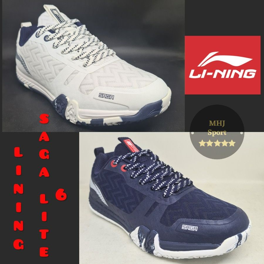 Jual Sepatu Badminton LiNing SAGA LITE 6 Series (Original) | Shopee ...