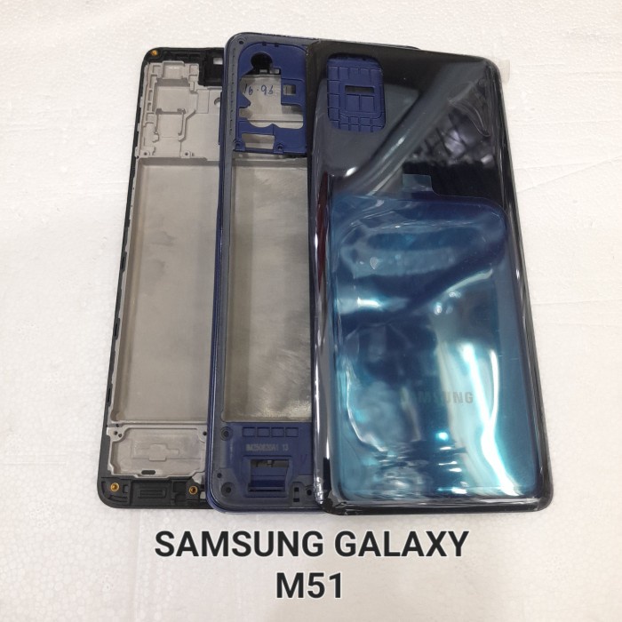 Jual kesing housing casing full set samsung galaxy m51 frame + bezel ...